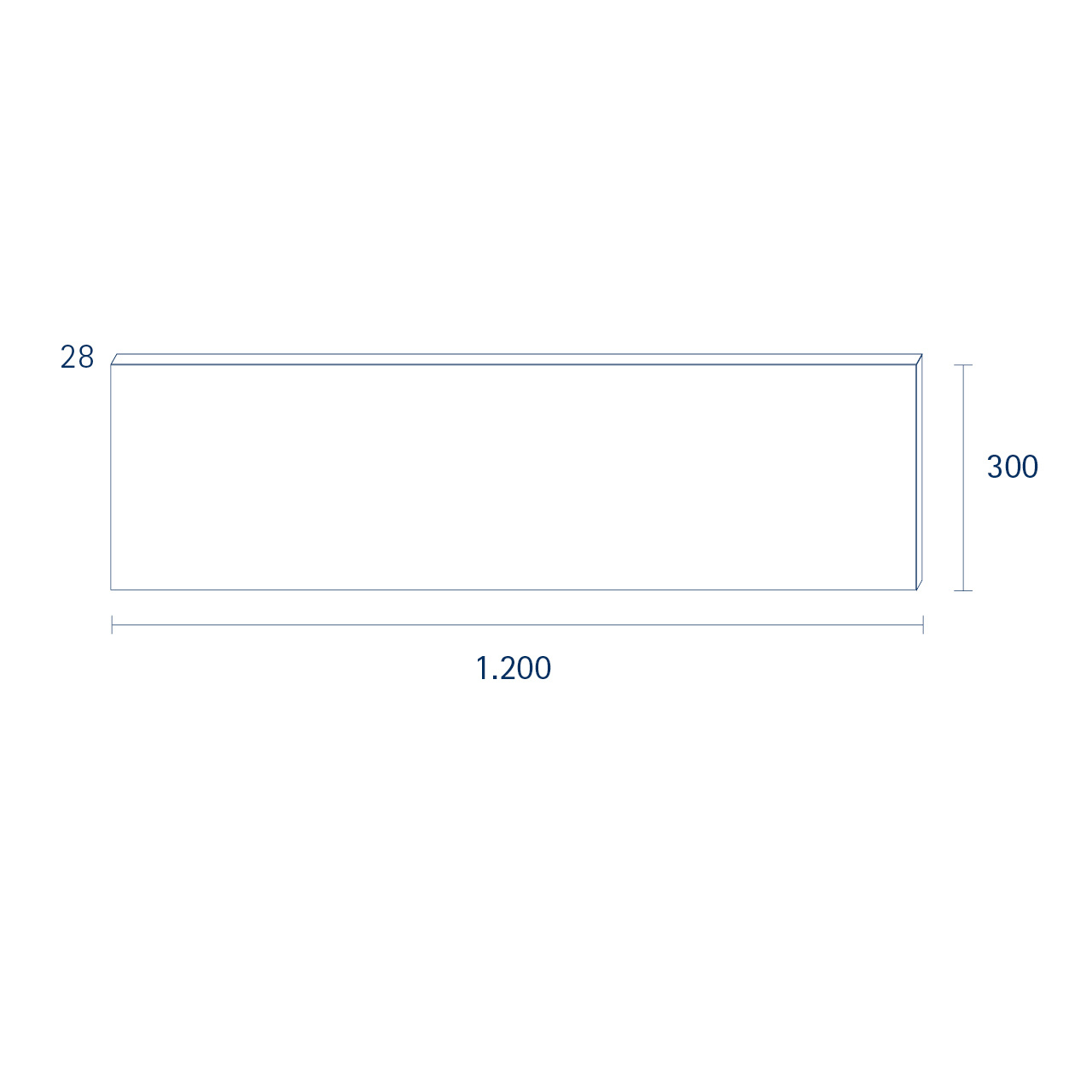 LioLights Surface mounted LED panel 1200x300 incl. 40W LED light source ...