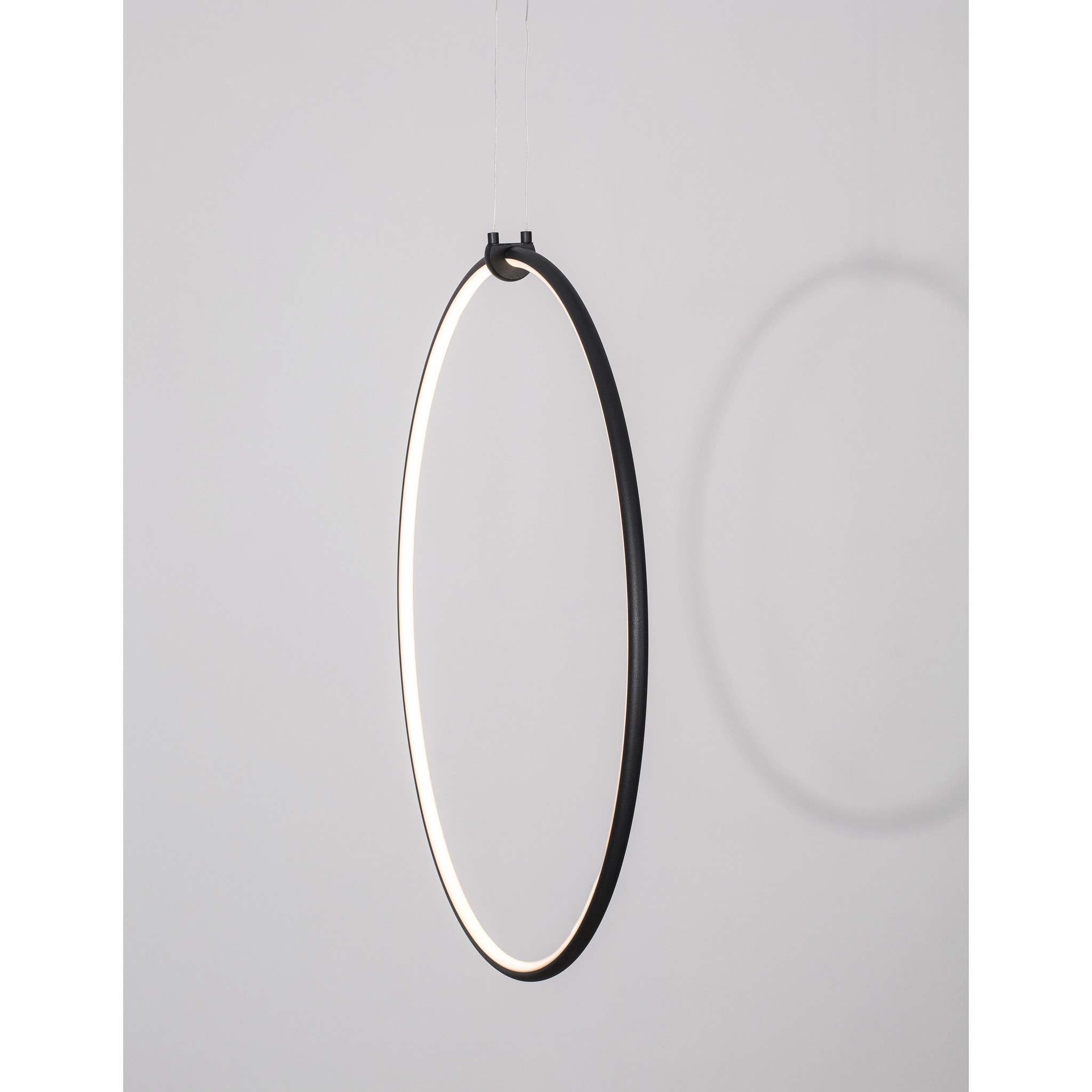 LED hanglamp RING zwart 68 x 21 x 120 cm - PerfectLights