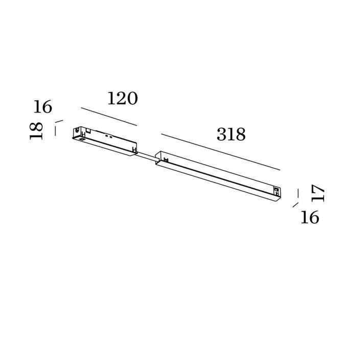 STREX SURF IN TRACK DRIVER A4 - 100W - Black - PerfectLights