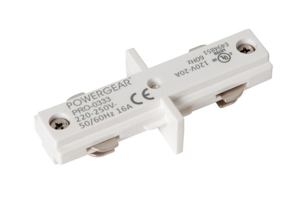 TRACK I connector - 1-phase Track system / Track lighting - White ...