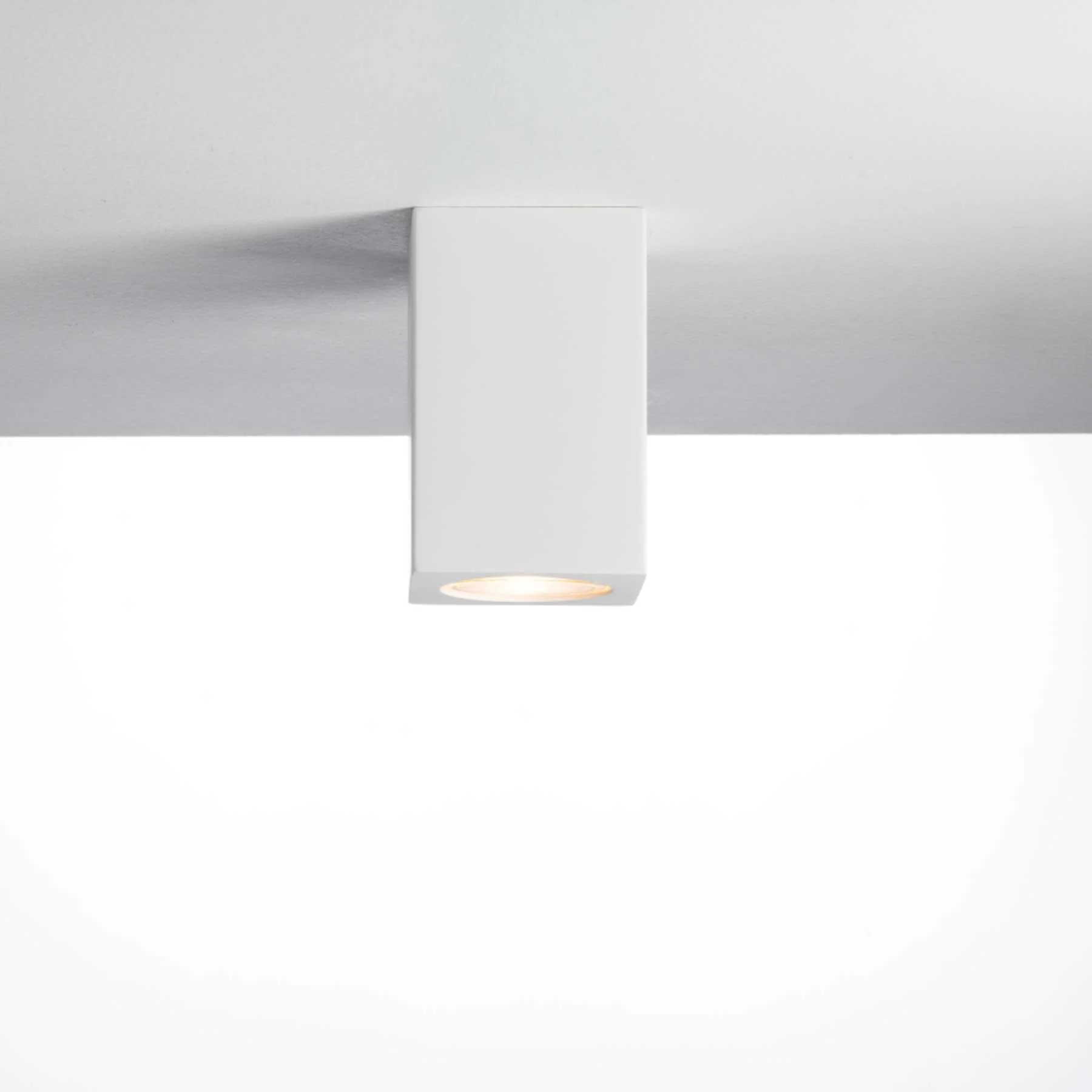 Spot en saillie carré Gypsy en plâtre - PerfectLights