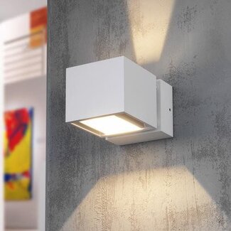 modern white LED wall luminaire IP54 BFELD - PerfectLights