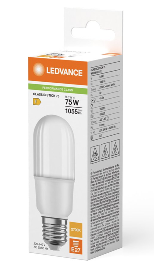 LED Classic Stick E27 Stick Matte 9.5W 1055lm - PerfectLights