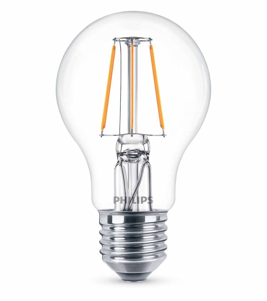 Philips E27 Retro Classique A60 Filament LED blanc chaud 6W DIM ...