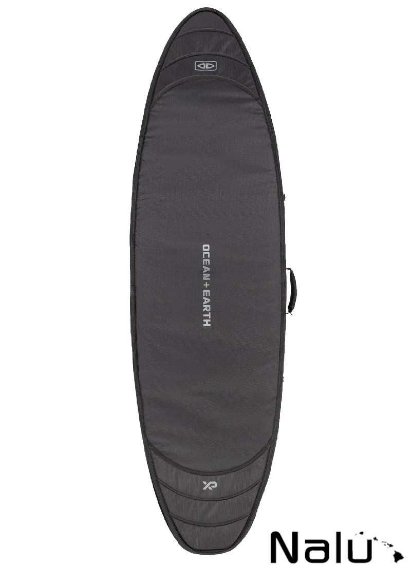 Ocean & Earth 7'0" Hypa Triple Compact Shortboard Cover Black - Nalu surf skate shop Zandvoort