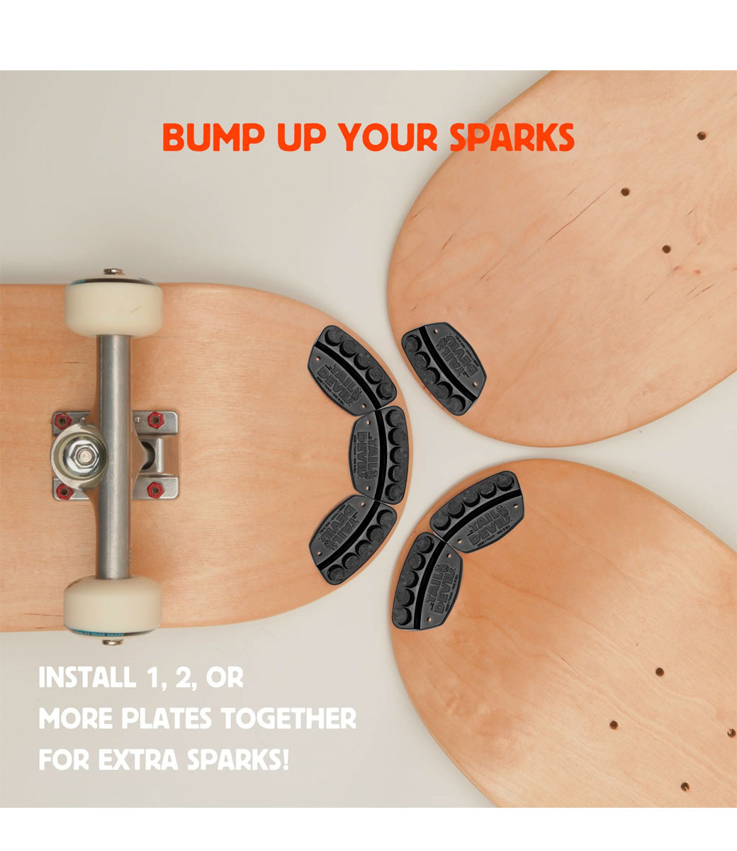 Tail Devil Skateboard Spark Plate I Skateshop.be - Skateshop.be
