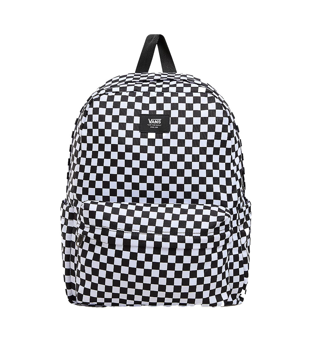 VANS Old Skool Check Backpack - Black/White - Skateshop.be