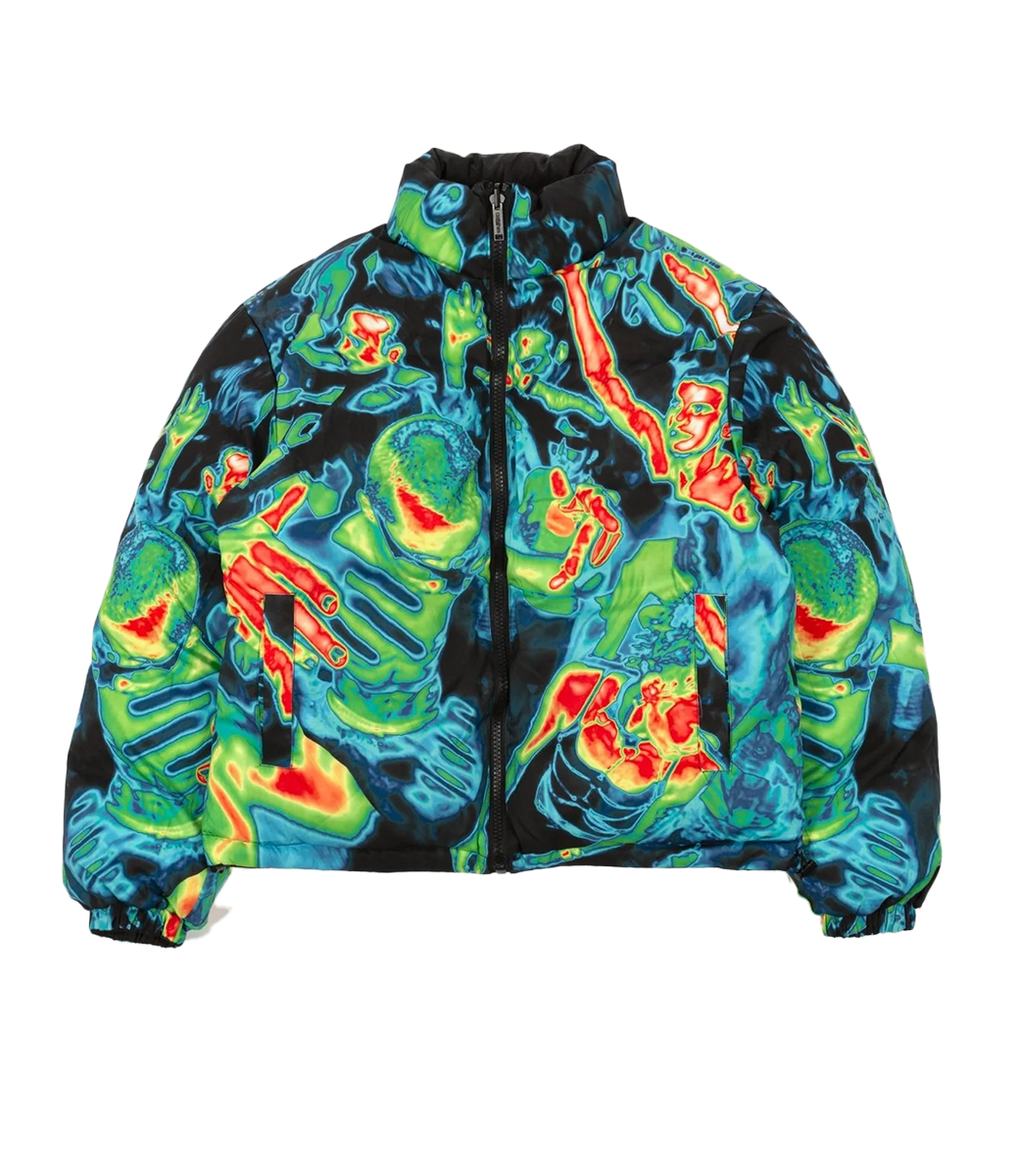 WASTED PARIS Fusion Puffer Jacket - Black - Skateshop.be