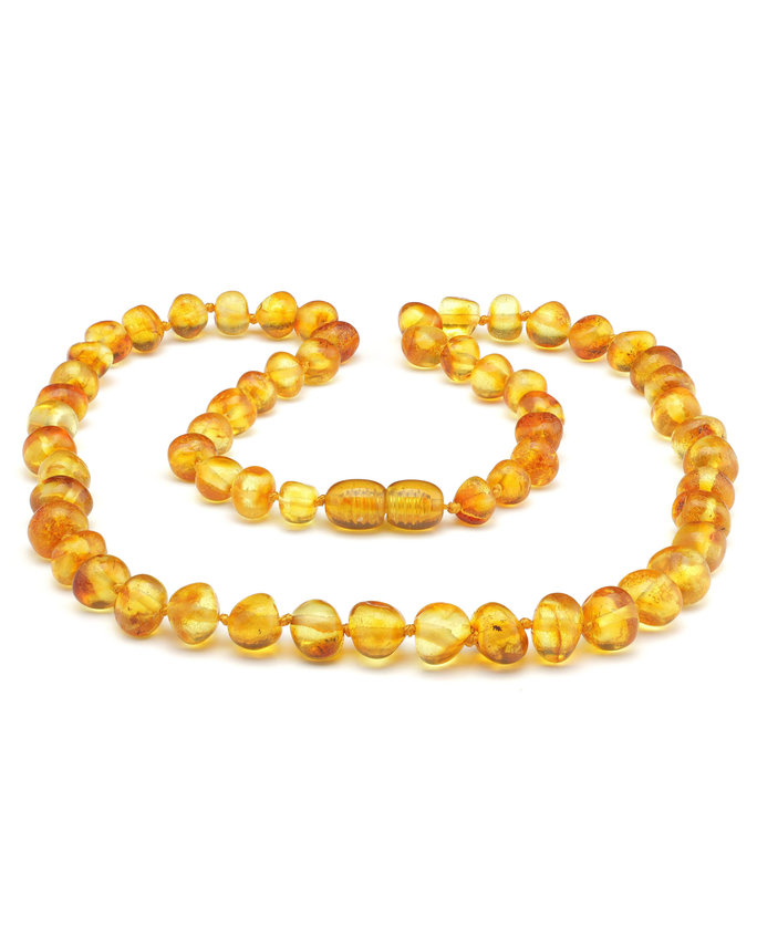 Barnsteen dames ketting 45cm - honey | Ziloen - Ziloen