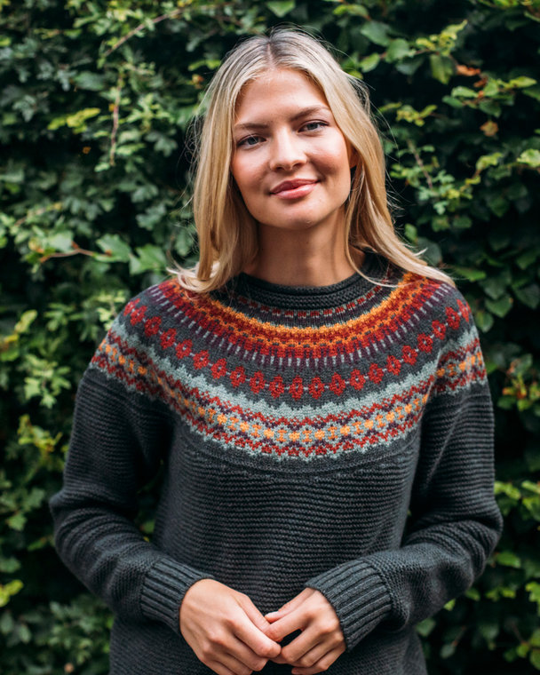 Eribé Trui van merinowol unisex - maple leaf | Ziloen - Ziloen