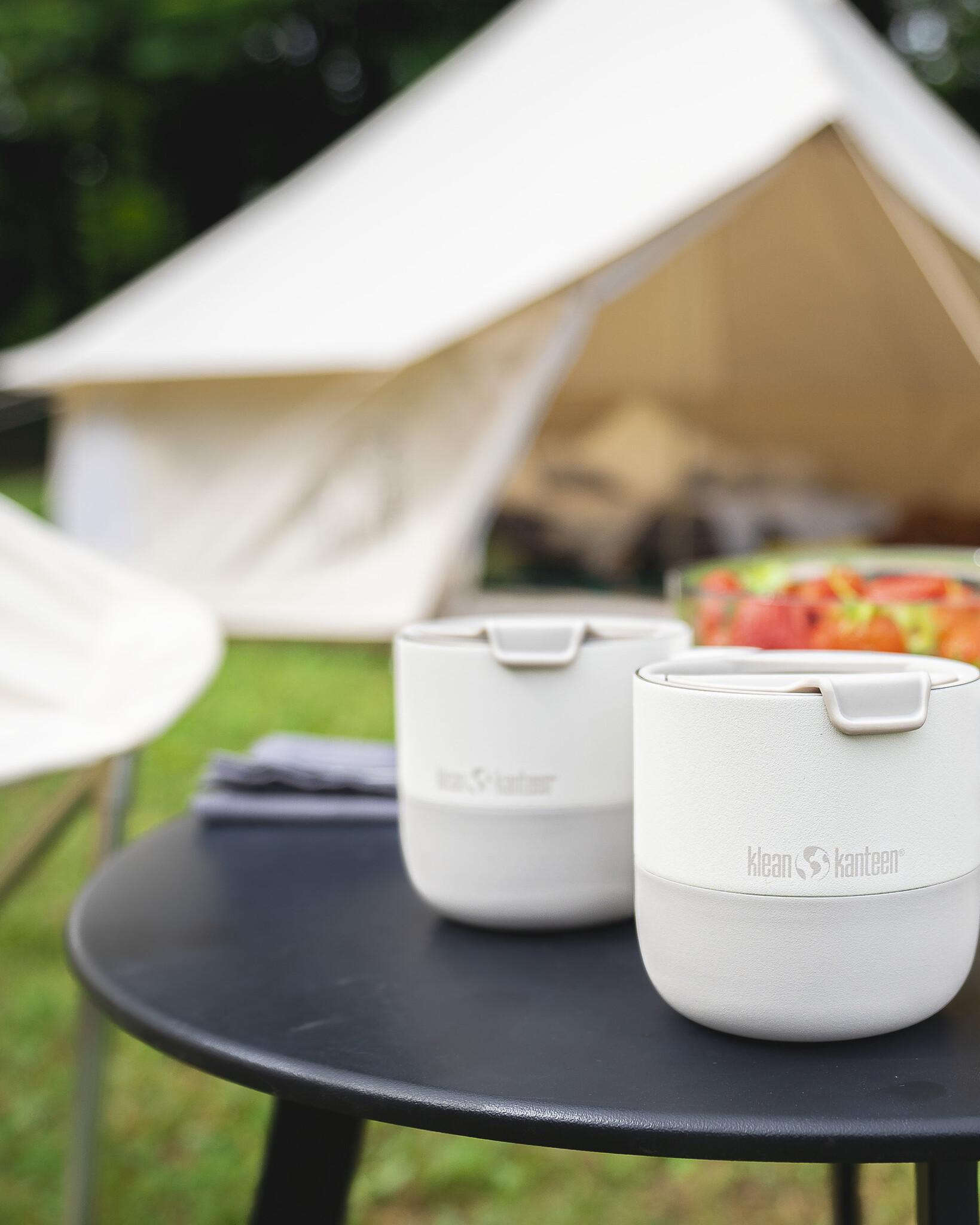 Klean Kanteen Rise thermos beker flip deksel 280ml - tofu - Ziloen