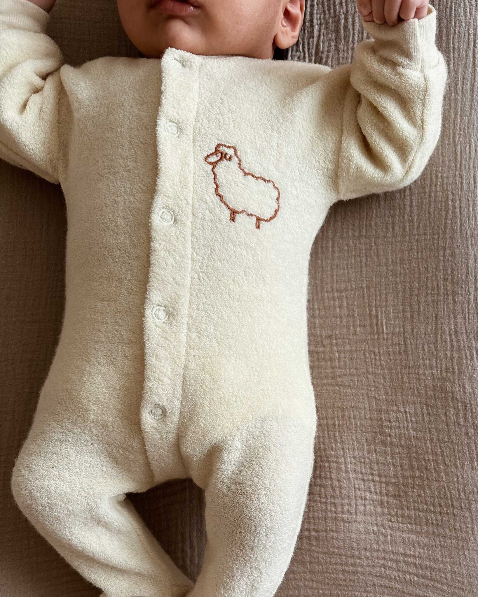 Engel Natur jumpsuit van wol - naturel | Ziloen - Ziloen