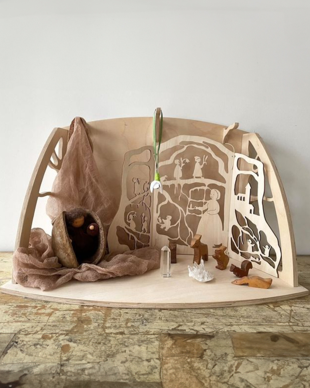 De Noest Moeder Aarde drieluik - klein: seizoenstafel | Ziloen - Ziloen