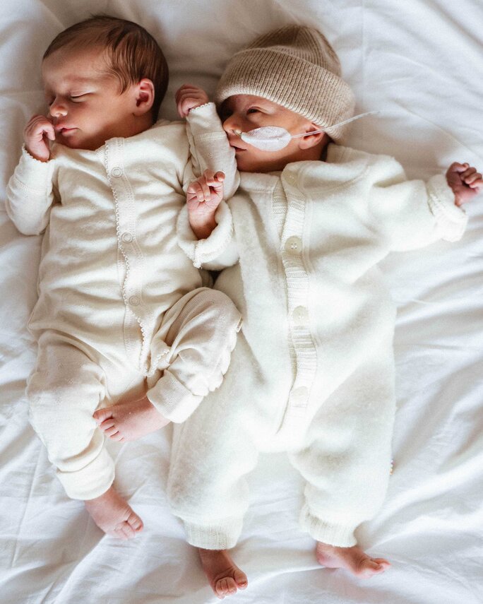 Joha overall van wolfleece - naturel | Ziloen - Ziloen