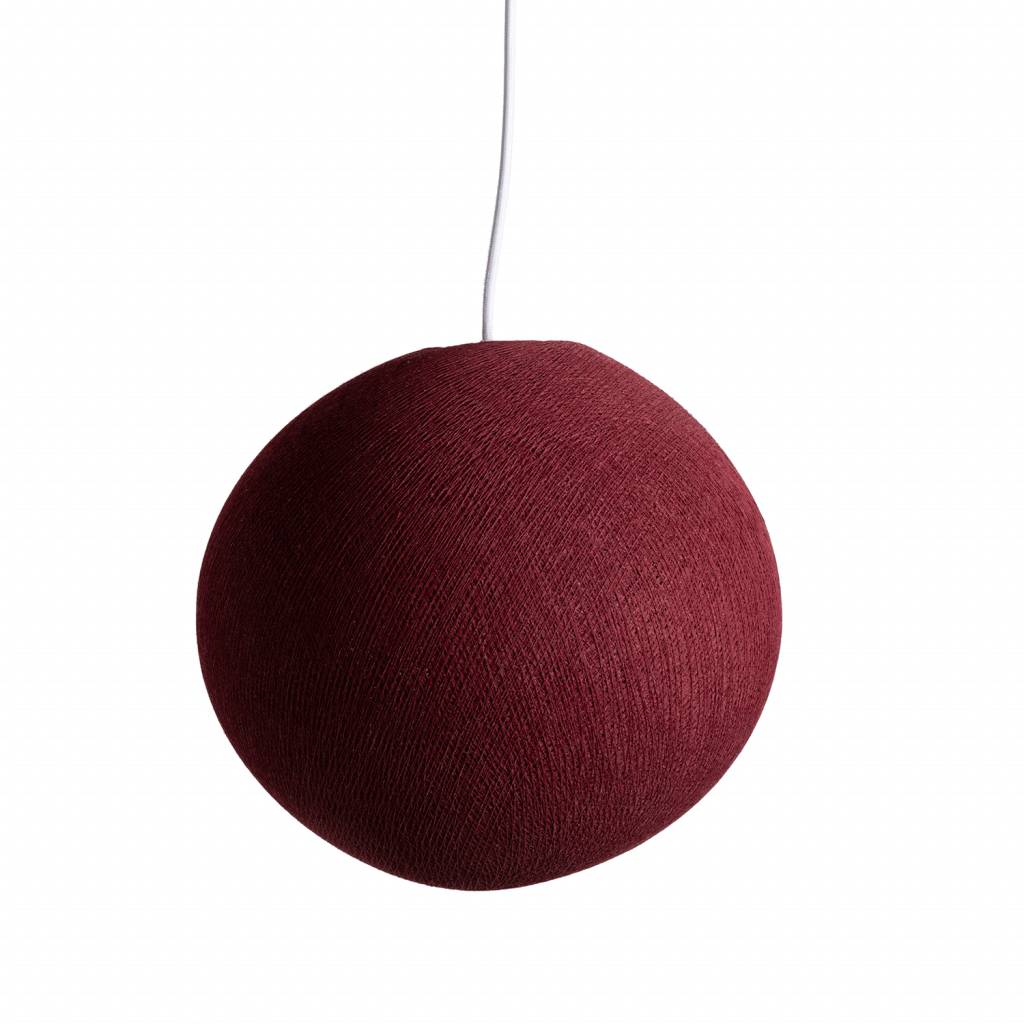Hanglamp - Dark Red - Cotton Ball Lights