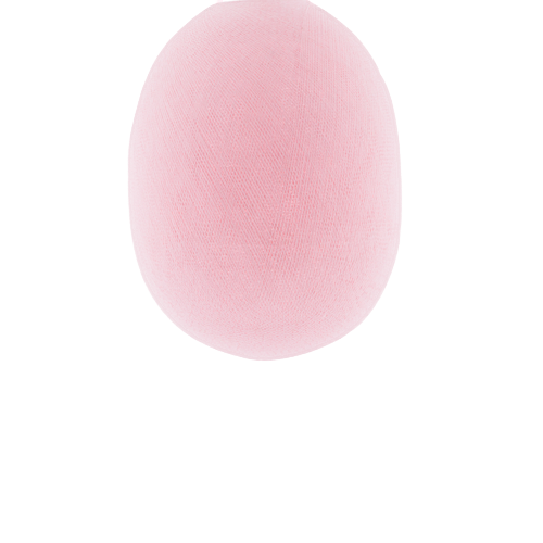 Oval Hanging Lamp - Light Pink - Cotton Ball Lights