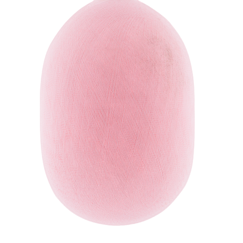 Oval Hanging Lamp - Light Pink - Cotton Ball Lights