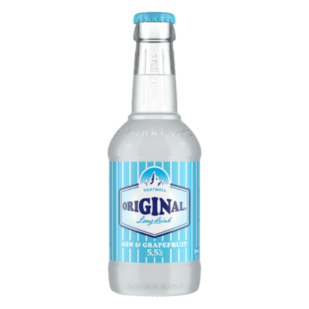 Hartwall Original Long Drink is een verfrissende mix van gin (5,5%) en ...