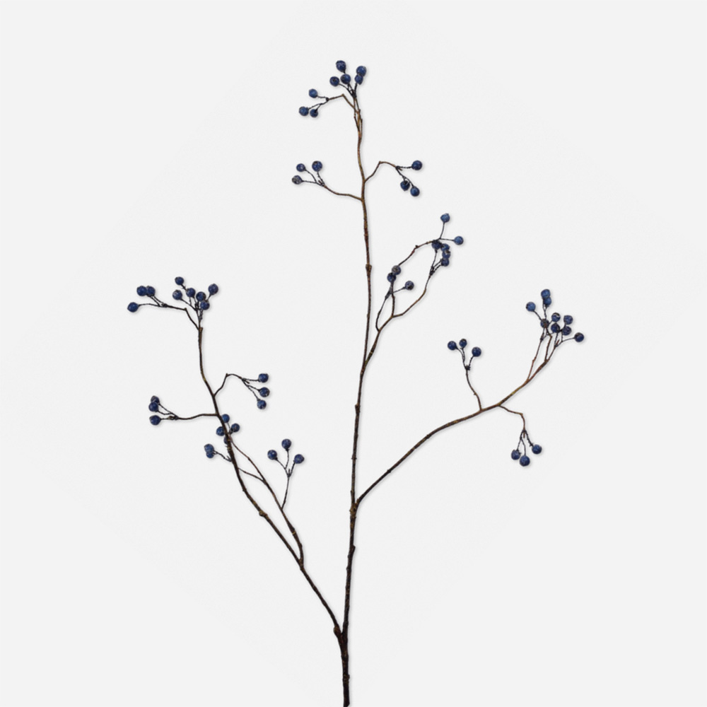 Kunsttak bessen blauw (94 cm) - Hoogwaardige kwaliteit - FloraWorks