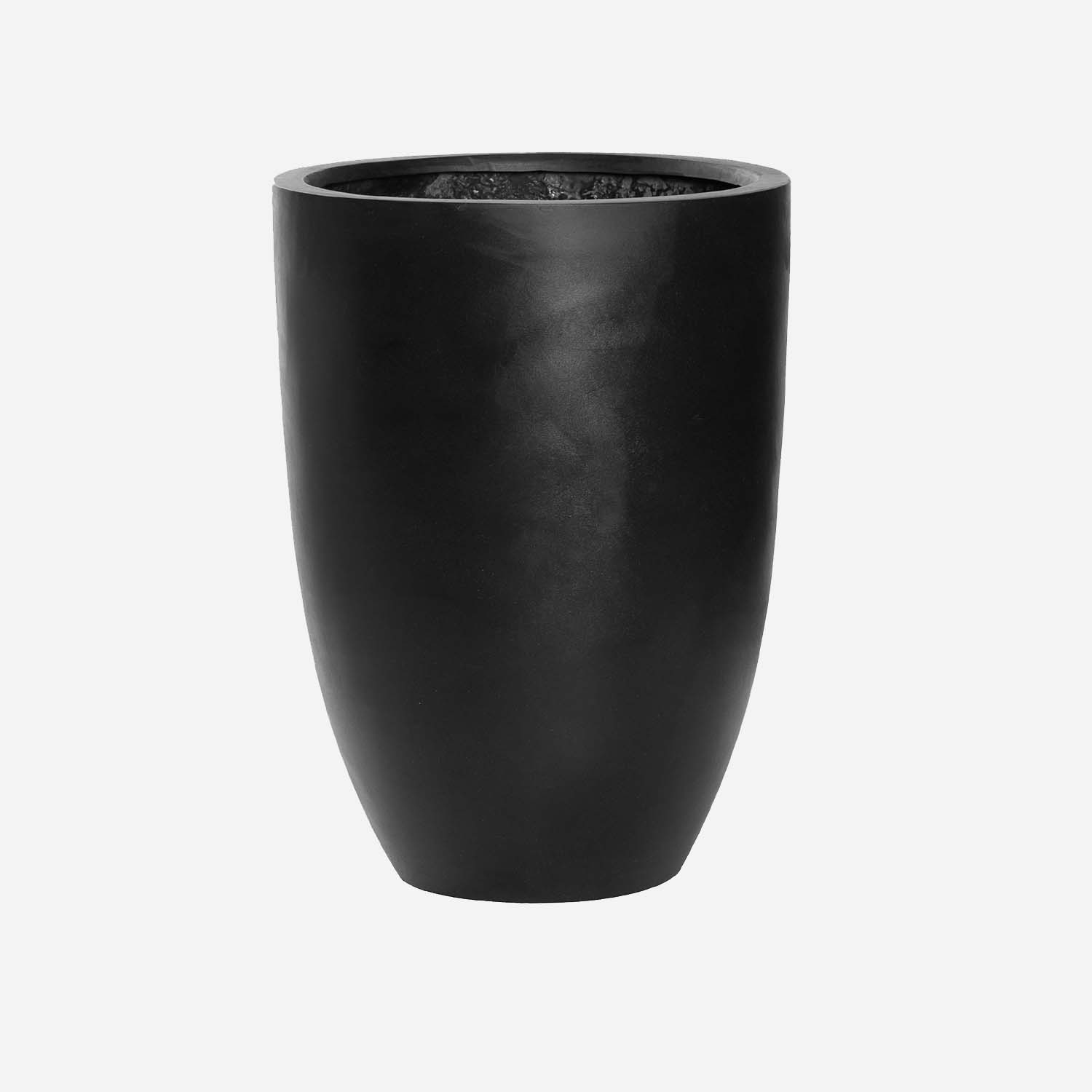 Fiberstone pot Ben zwart - Hoogwaardige kwaliteit - FloraWorks