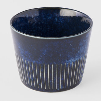 Ridged Indigo - Made In Japan Tableware UK