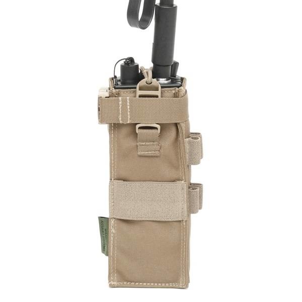 Warrior Front opening MBITR Radio Pouch Gen2 Coyote Tan W-EO-MBITR-G2
