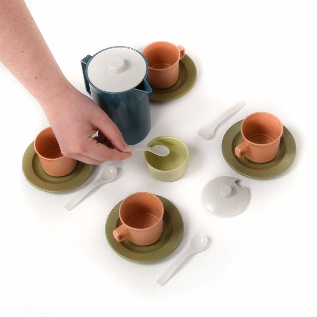 Dantoy Tea Set Bioplastic - Rocket Toys