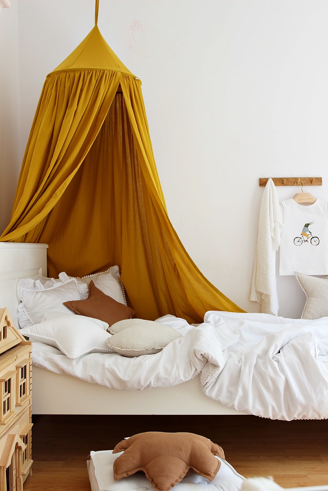 Cotton & Sweets Canopy Soft Cotton Mustard Yellow - Rocket Toys