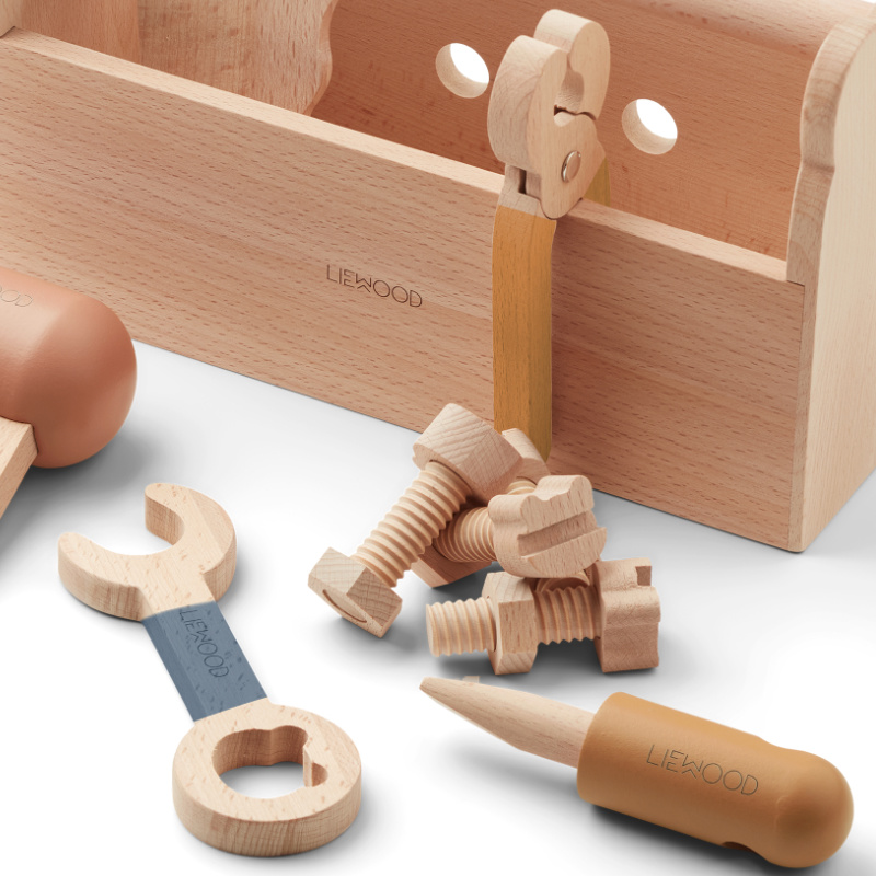Liewood Tool Set Luigi Wood | Toys & Games - Rocket Toys