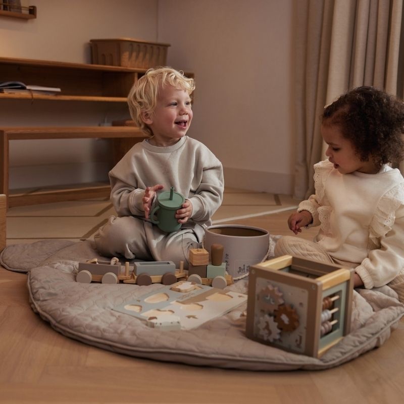 Jollein Activity Cube Wood Farm - gifts 1 year+ - Rockettoys.com ...