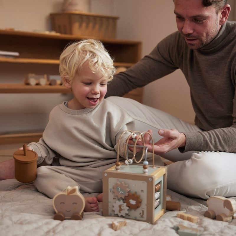 Jollein Activity Cube Wood Farm - gifts 1 year+ - Rockettoys.com ...