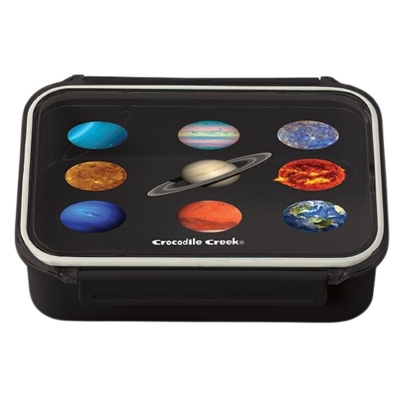 Crocodile Creek Lunchbox Solar Black - Rockettoys.com - Rocket Toys