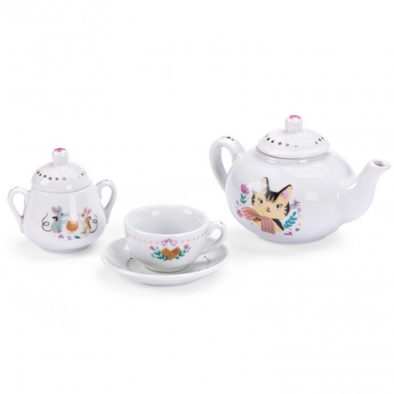 Moulin Roty Tea Set Les Parisiennes - In Suitcase - France toys ...