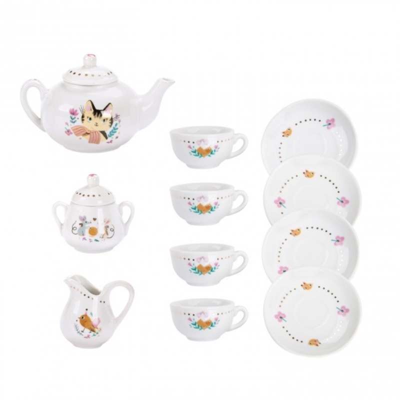 Moulin Roty Tea Set Les Parisiennes - In Suitcase - France toys ...