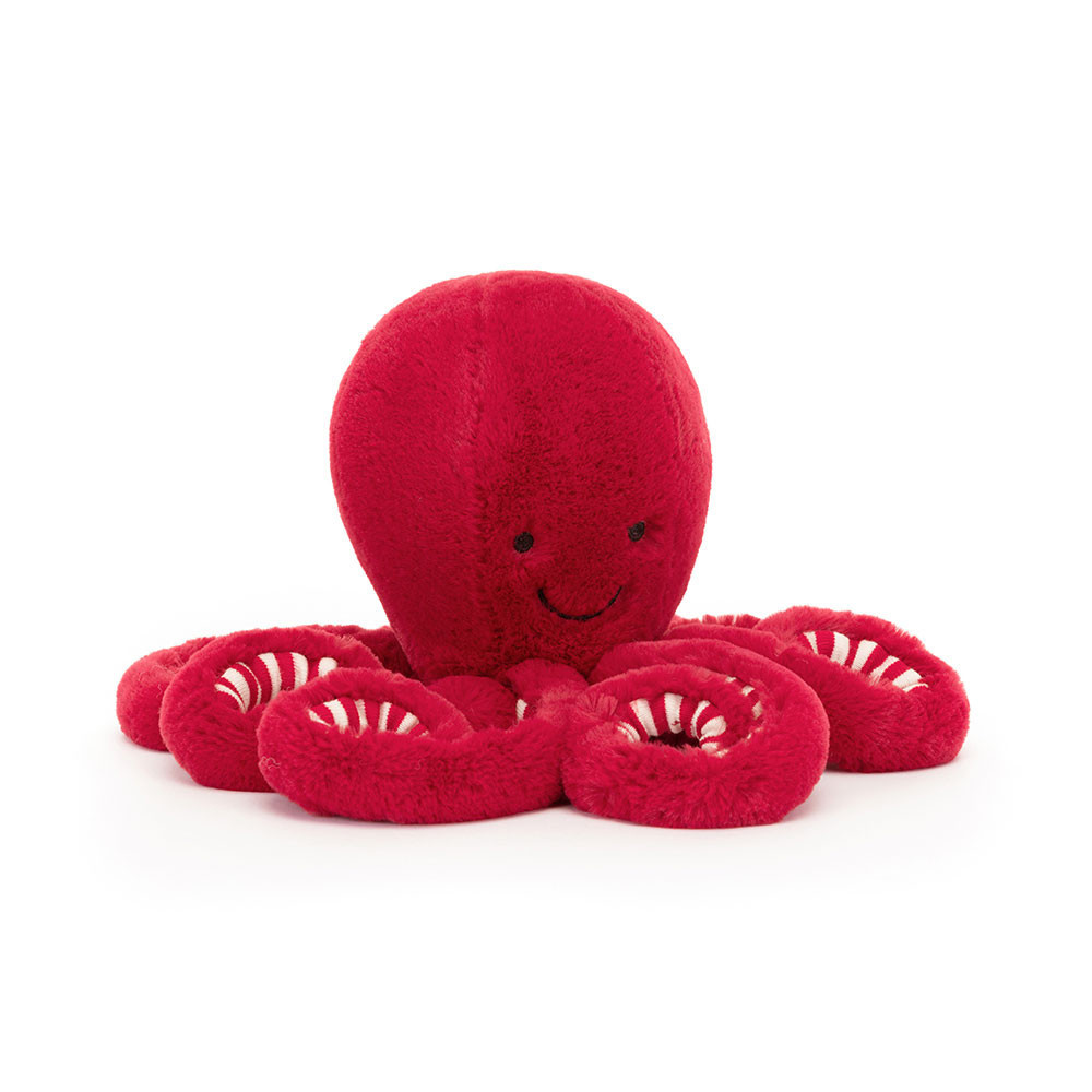 Jellycat Cranberry Octopus Soft Toy - Little 27 cm - Rockettoys.com ...