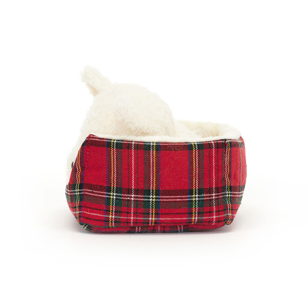 Jellycat Hond Napping Nipper - Westie Knuffel - Rocket Toys - Rocket Toys