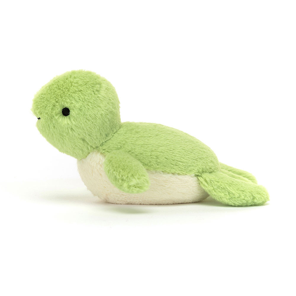 Jellycat Fluffy Turtle - Soft Toy Green - Rocket Toys