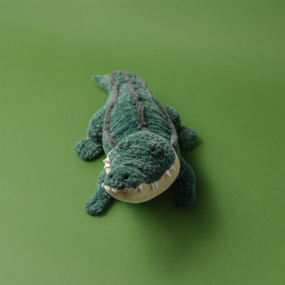 Jellycat Allexi Alligator - Big Soft Toy - Rockettoys.com - Rocket Toys