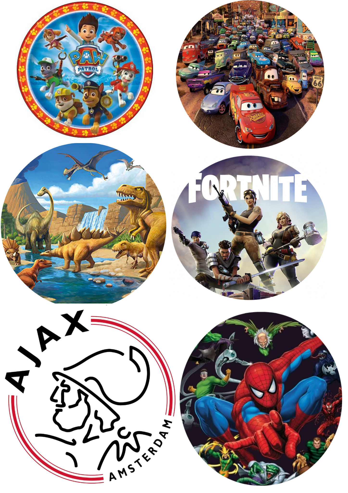 eetbare print - www.taartdecoratief.nl