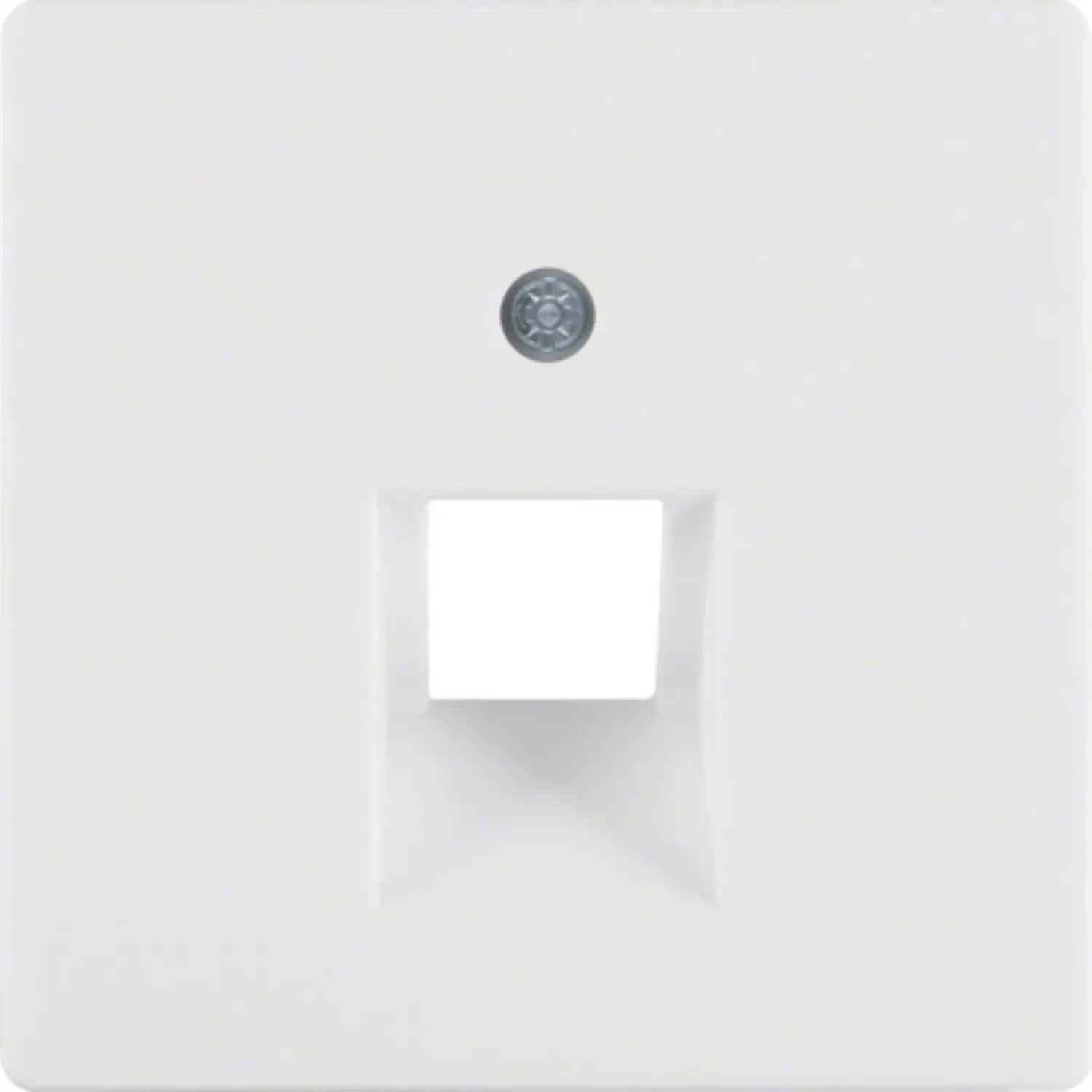 Berker centraalplaat RJ45 wandcontactdoos 1-voudig Q1/Q3/Q7 wit ...