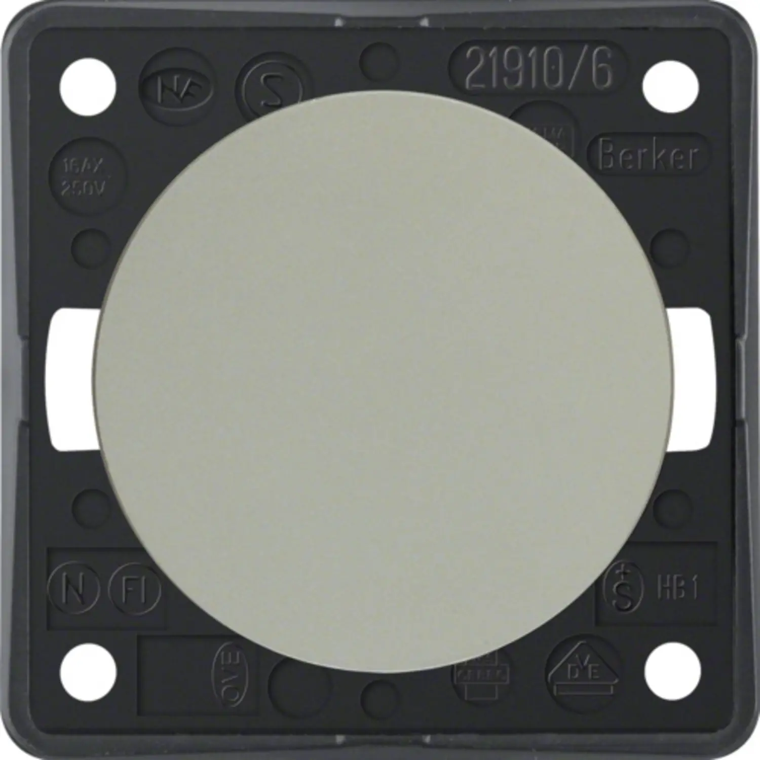 Berker Integro Flow wisselschakelaar 16 AX edelstaal - Berkerstore.nl