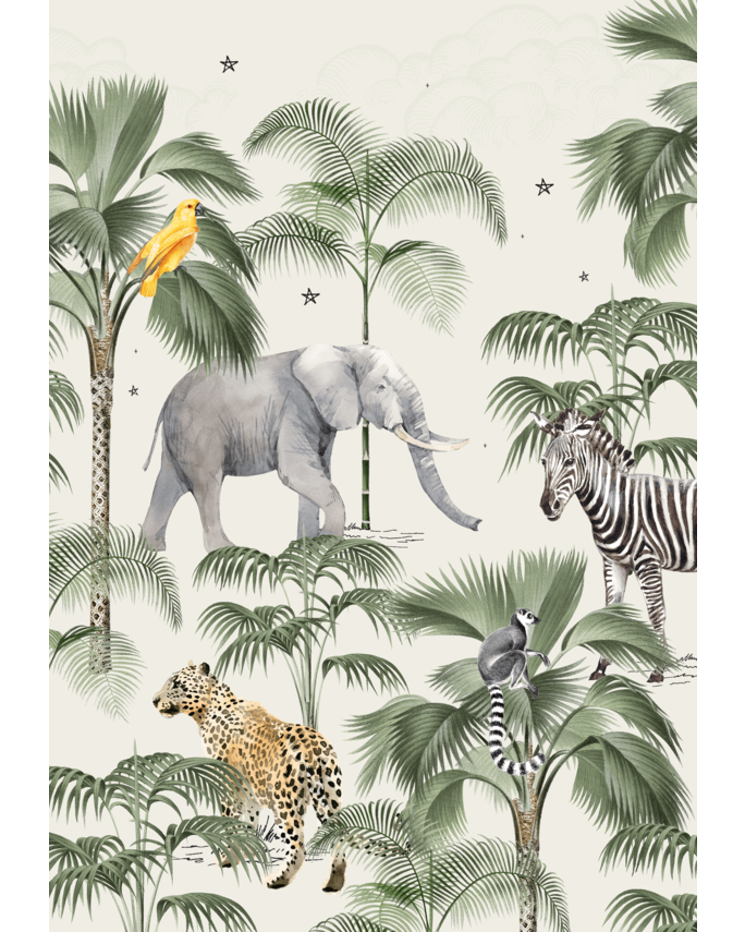 Palm Wildlife Mural - Creative Lab Amsterdam B2B