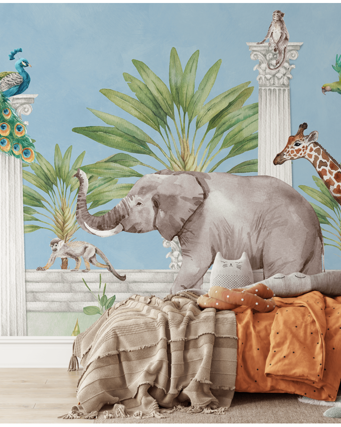 The Greek Animal Adventure Wallpaper - Creative Lab Amsterdam B2B