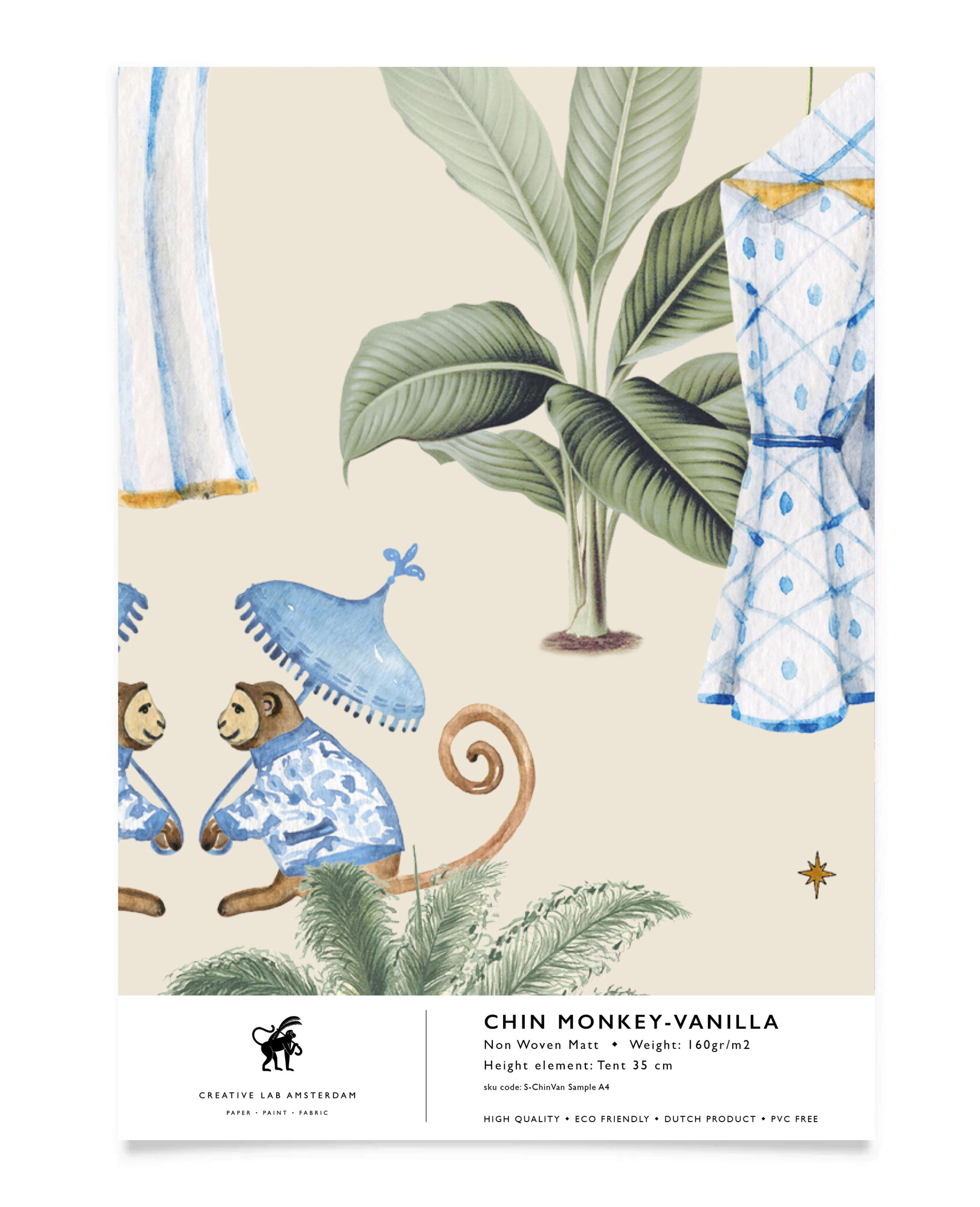 Chin Monkey Vanilla Sample - Creative Lab Amsterdam B2B