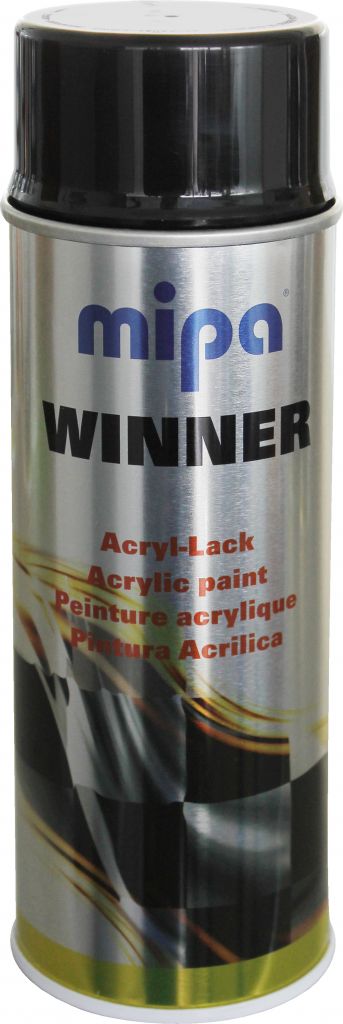 Spuitbus zwart glans - Polyester Paint Shop