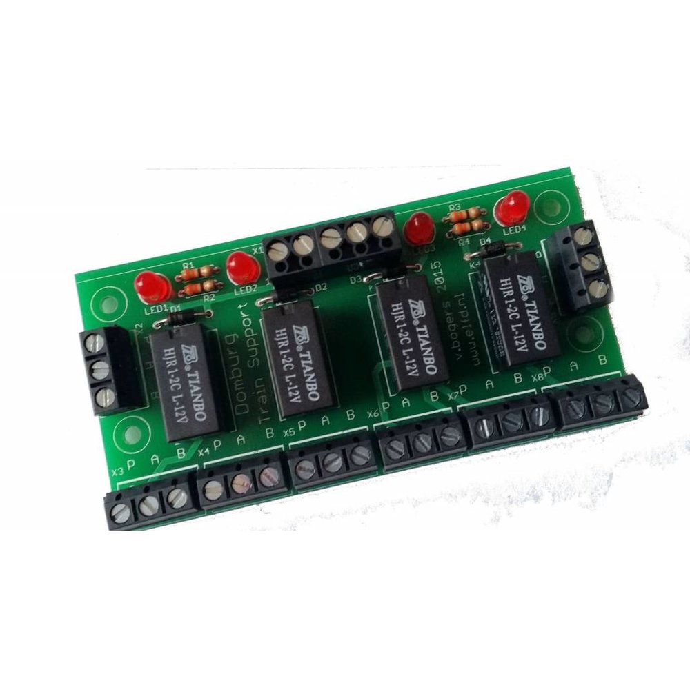 DTS HPP4 relay module pre-built 5V - Dombrug Train Support