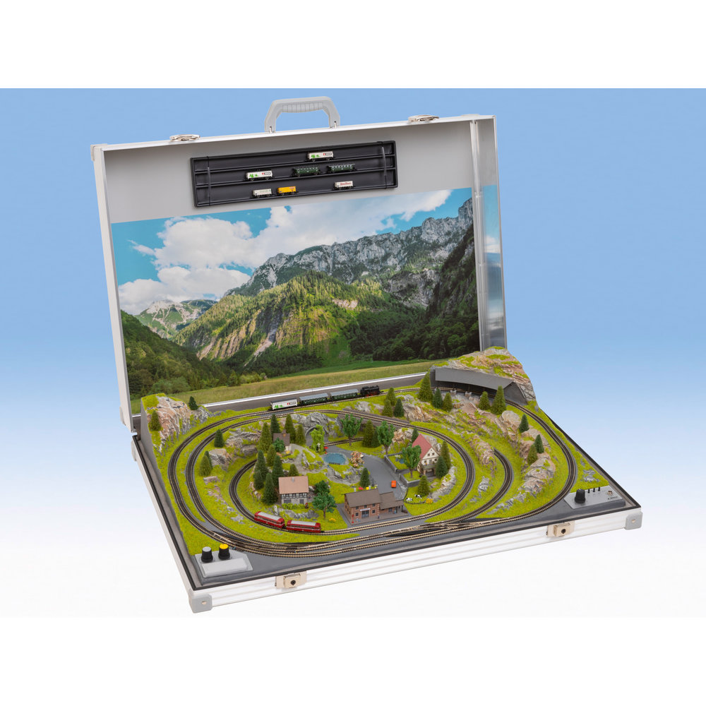 NOCH NOCH 88303 Modellbahnkoffer “Meran” Z - Dombrug Train Support