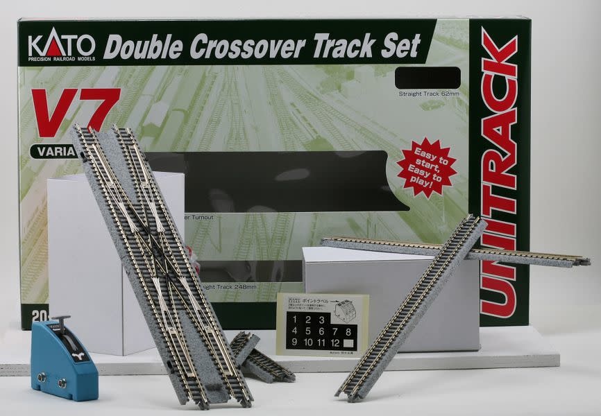 KATO-UNITRACK KATO Variations Set V7 Erw.set,doppelte Gleisverb ...