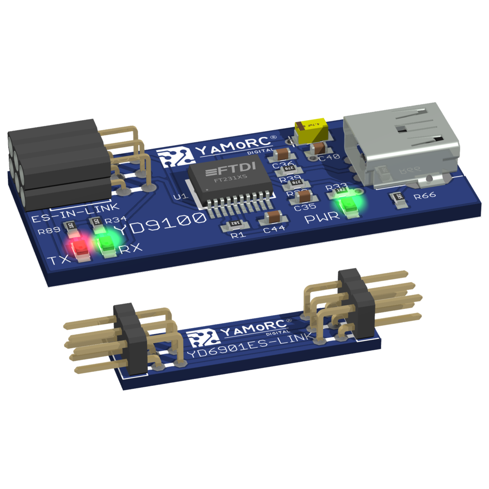 YaMoRC YD9100 USB configuration module - Dombrug Train Support
