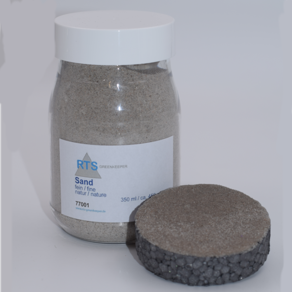 RTS 77001 Sand extrafein natur - 350 ml = ca. 450 g - Domburg Train Support